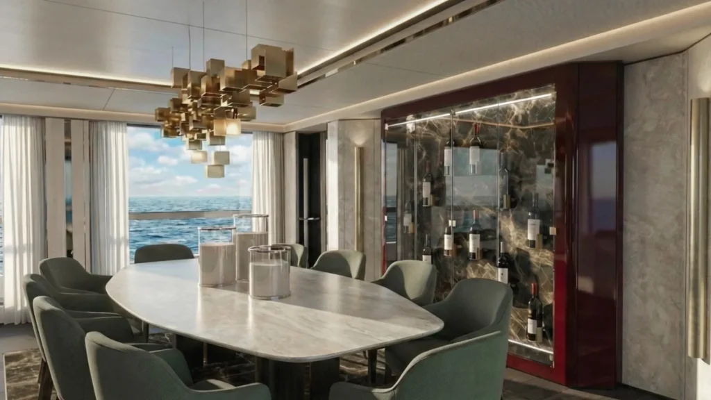 Interior renderings of 52m Sleek 52 concept unveiled